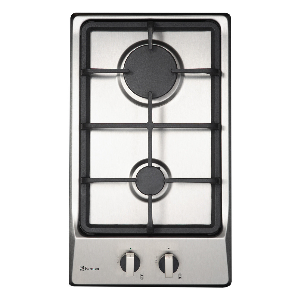 Parmco 300mm Domino Hob, Gas, Stainless Steel HO-1-2S-2G