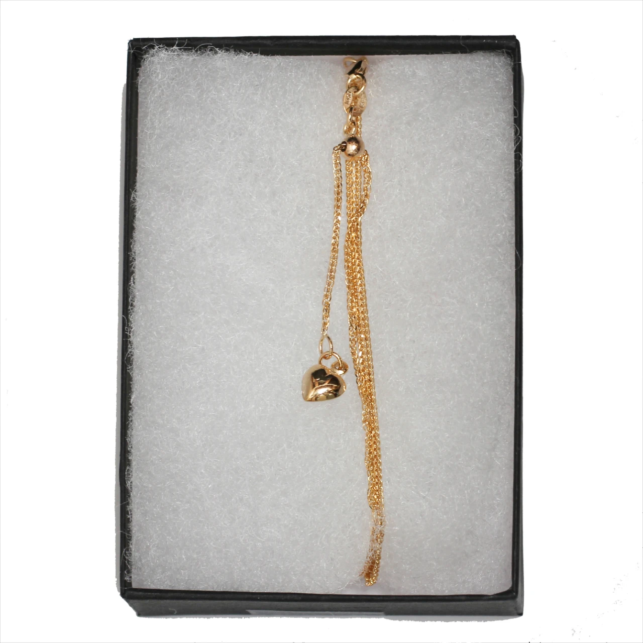 14kt yellow Gold ADJUSTABLE Paper clip Chain 22