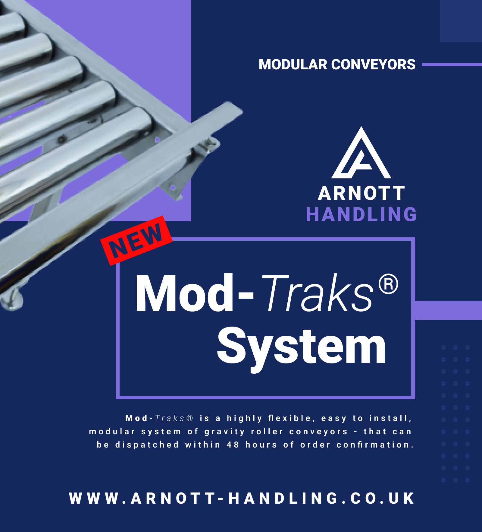 Mod-Traks® Modular Conveyor System - Arnott Handling