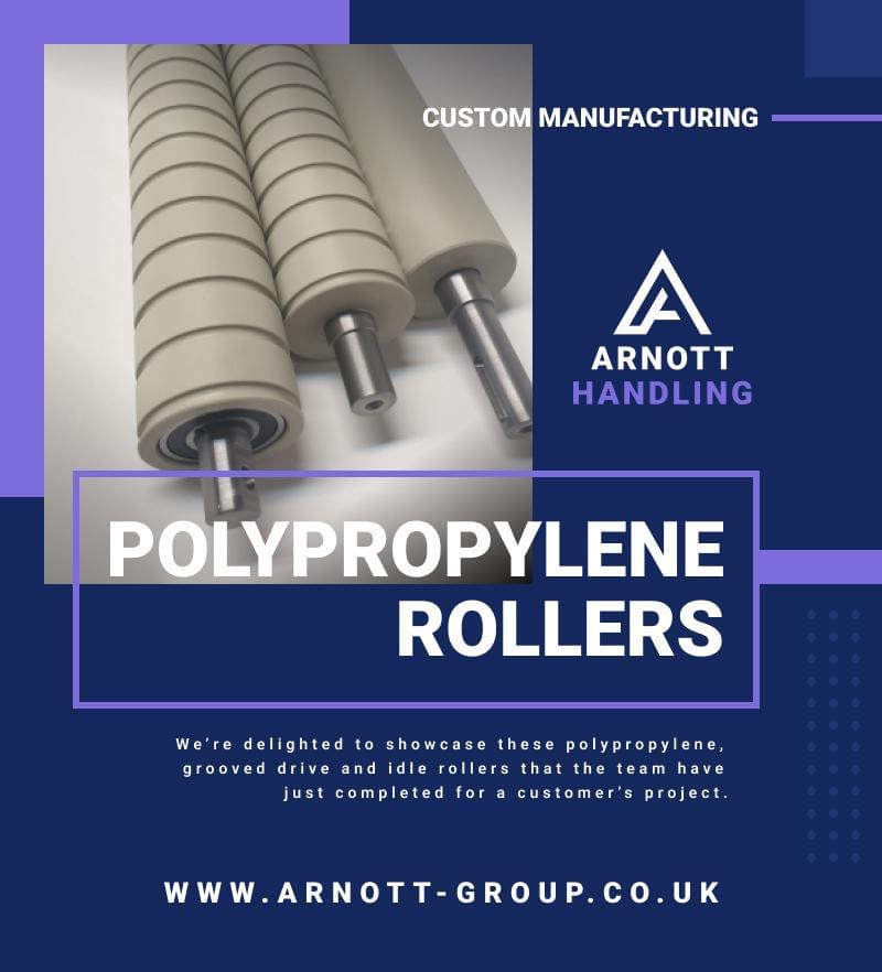 Polypropylene Rollers - Arnott Handling