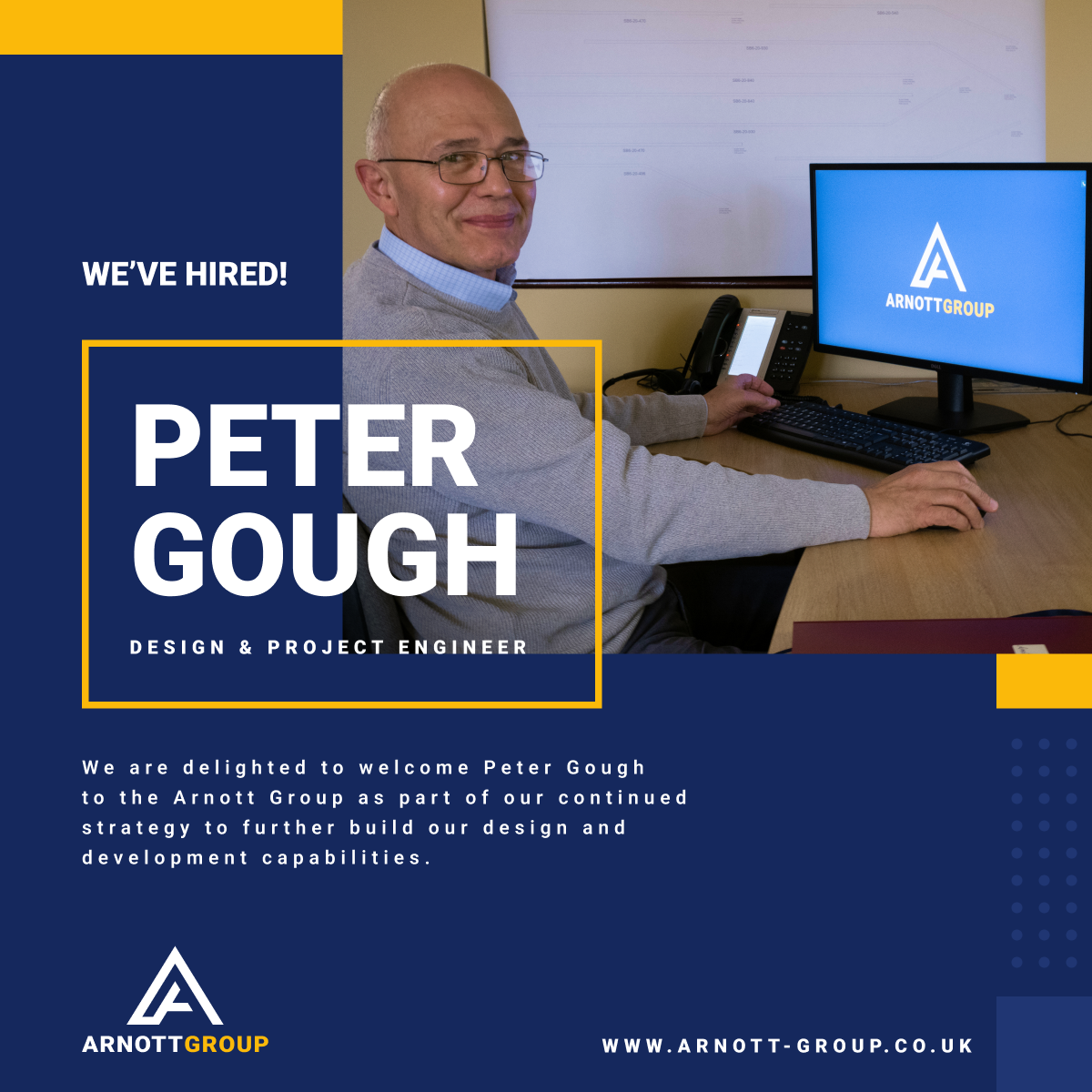 Meet our new Design & Project Engineer - Arnott Handling