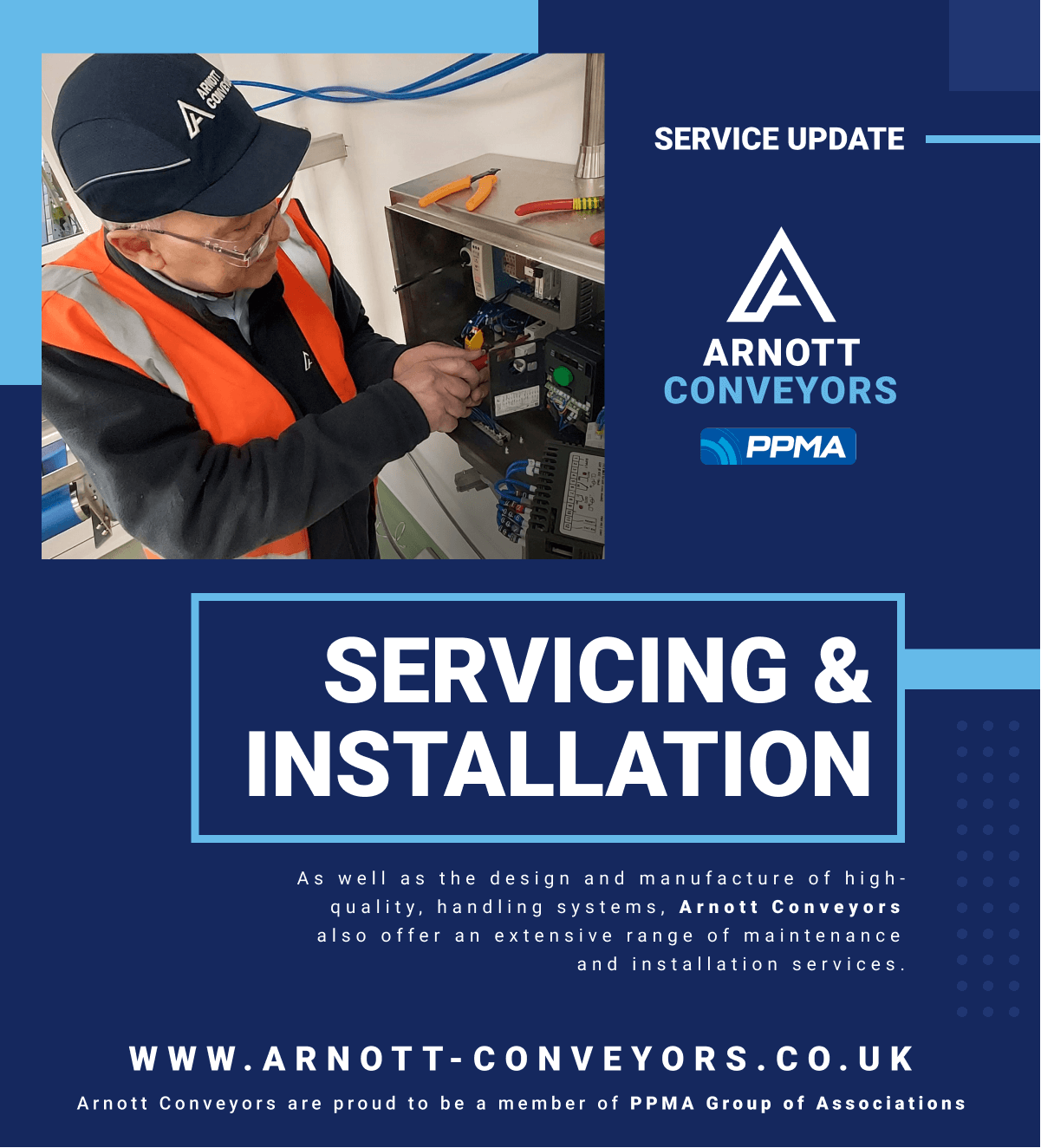 Servicing and Installation - Arnott Handling