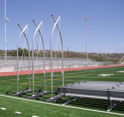 Gill High School Portable Discus Cage | On Track & Field