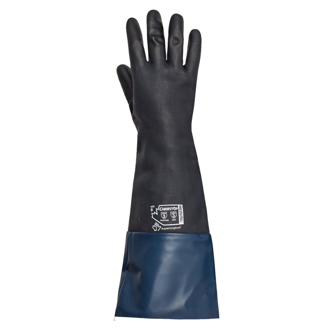 Chemstop Gloves with Chemical Resistance and Extended Cuffs (Ne250TRC ...