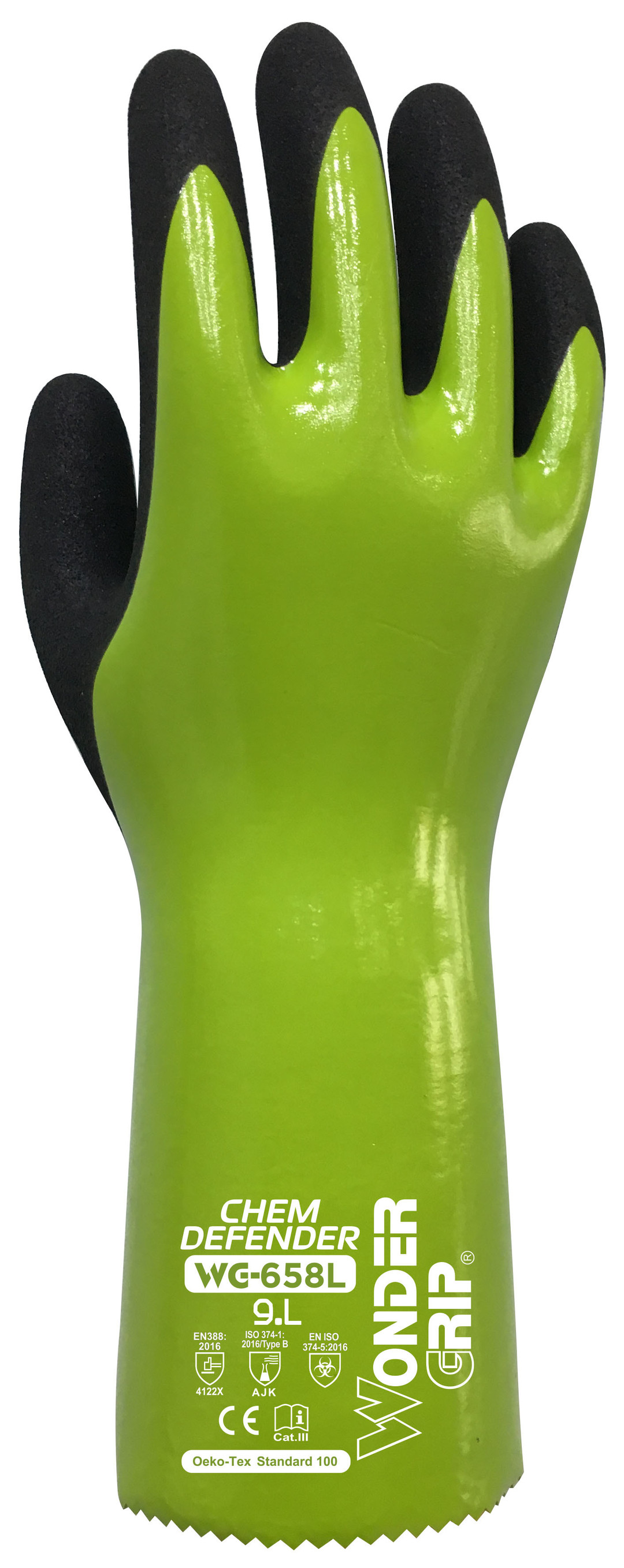 Wonder Grip WG-658L Chem Defender Chemical Resistant Gloves | First ...