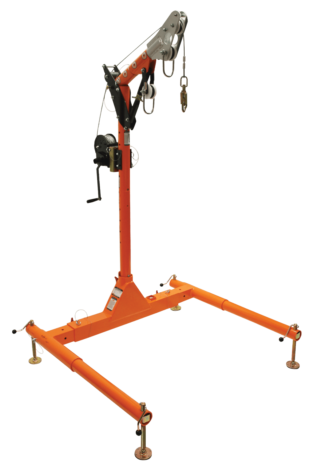 FallTech 5pc Confined Space Davit System 12" to 29" w/60' Winch | First ...