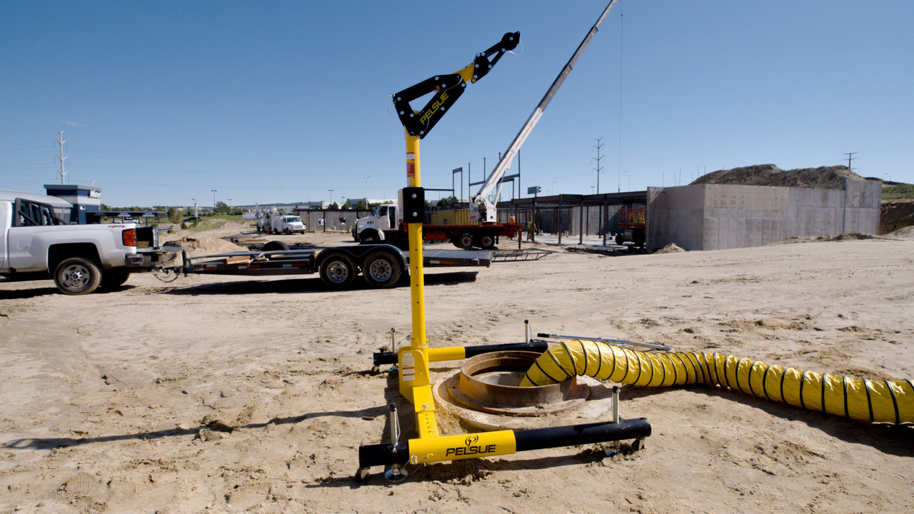 Portable Davit System: Pelsue Fall Protection System