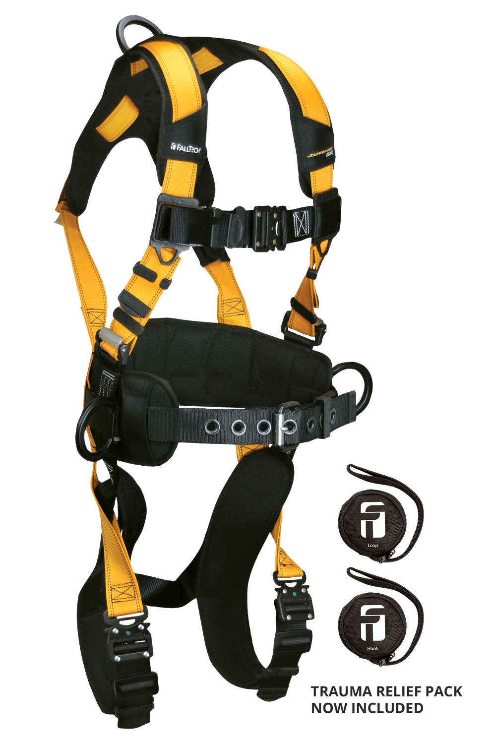 FallTech Journeyman Flex Construction Belted FBH Alum 3D QC Legs/QC ...