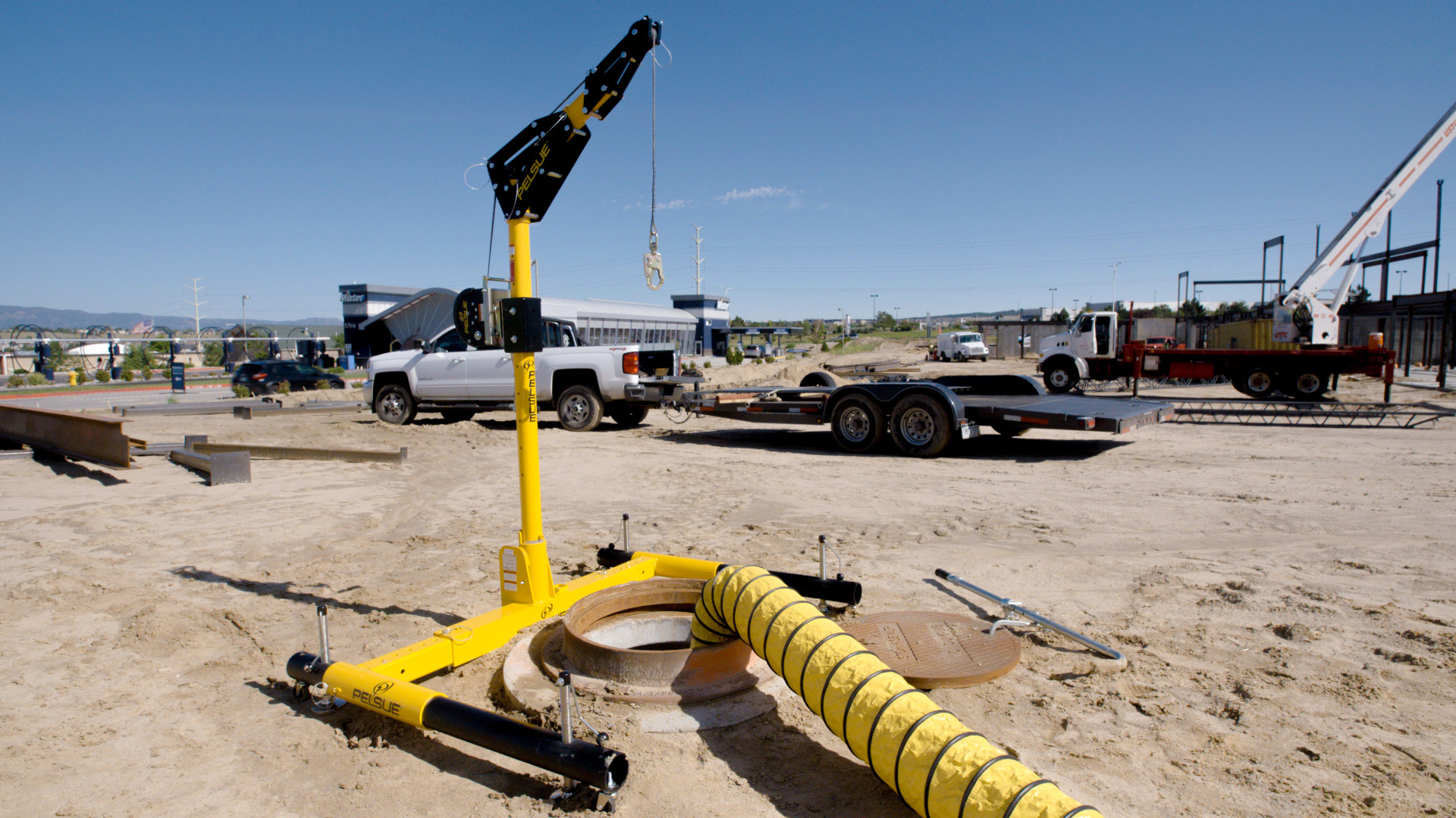 Portable Davit System: Pelsue Fall Protection System