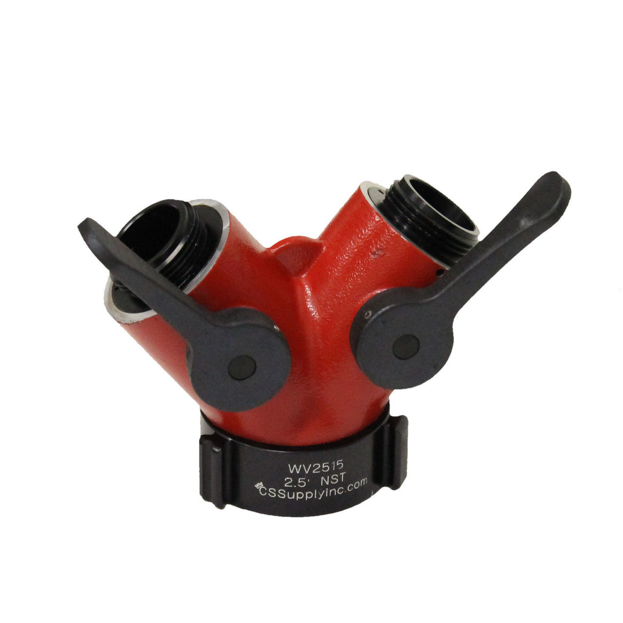 C&S Supply 2.5" Female Inlet with 2 x 1.5" Male Outlets Wye Valve ...