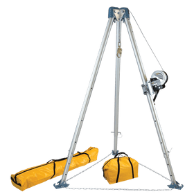 FallTech 11' Tripod Kit with 7297 Winch and Storage Bags