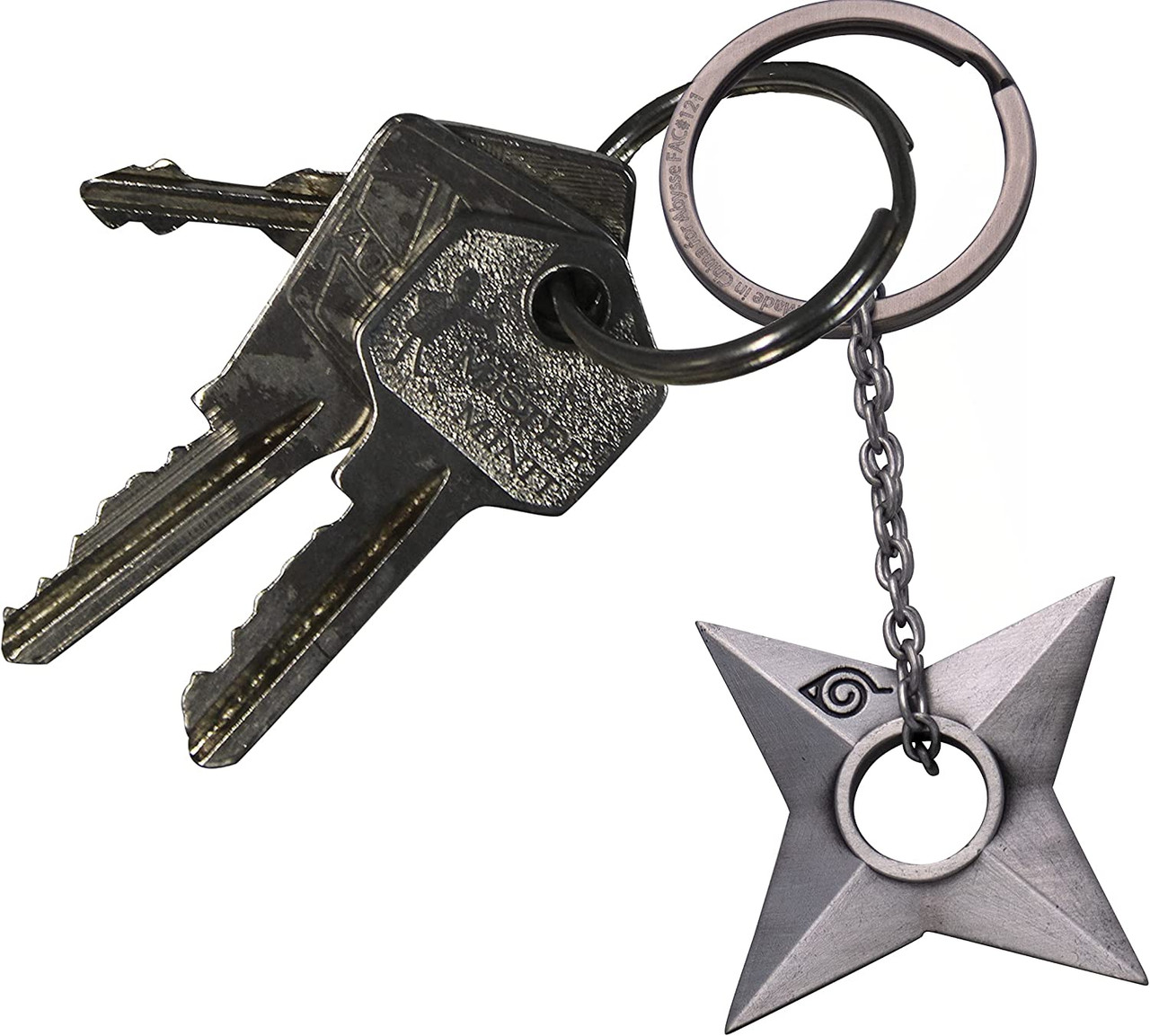 Naruto Shippuden Shuriken Metal Key Ring