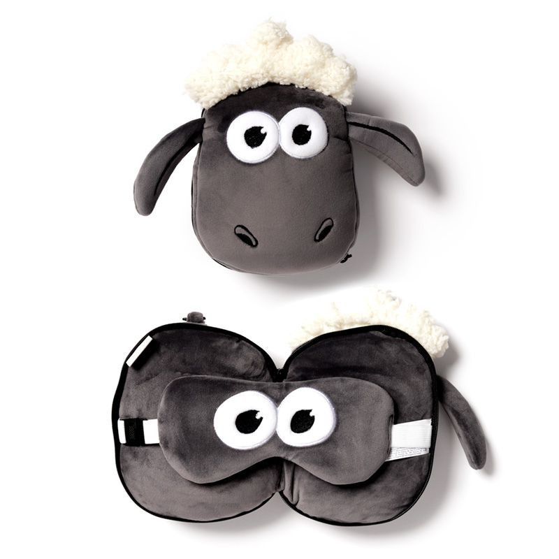 Shaun The Sheep Travel Cushion & Eye Mask