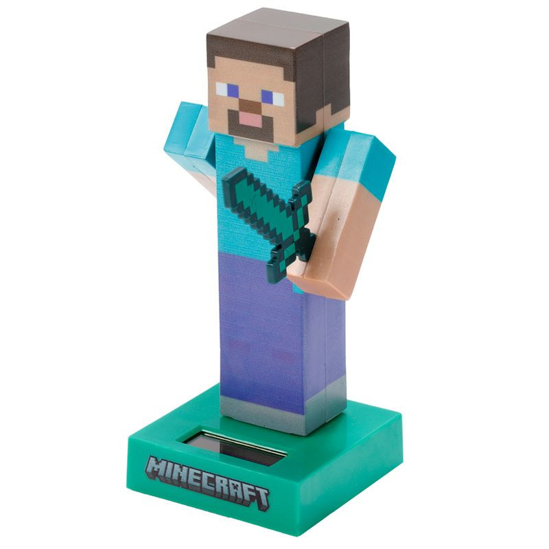 Minecraft Steve Flip Flap Solar Toy