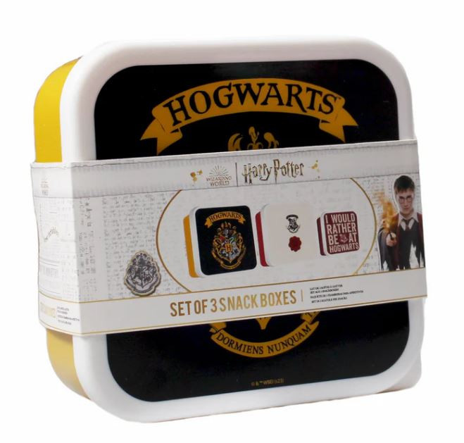 Harry Potter Hogwarts Set Of 3 Lunch Boxes