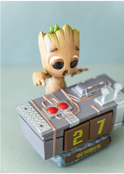 Baby Groot Death Button 3D Perpetual Calendar