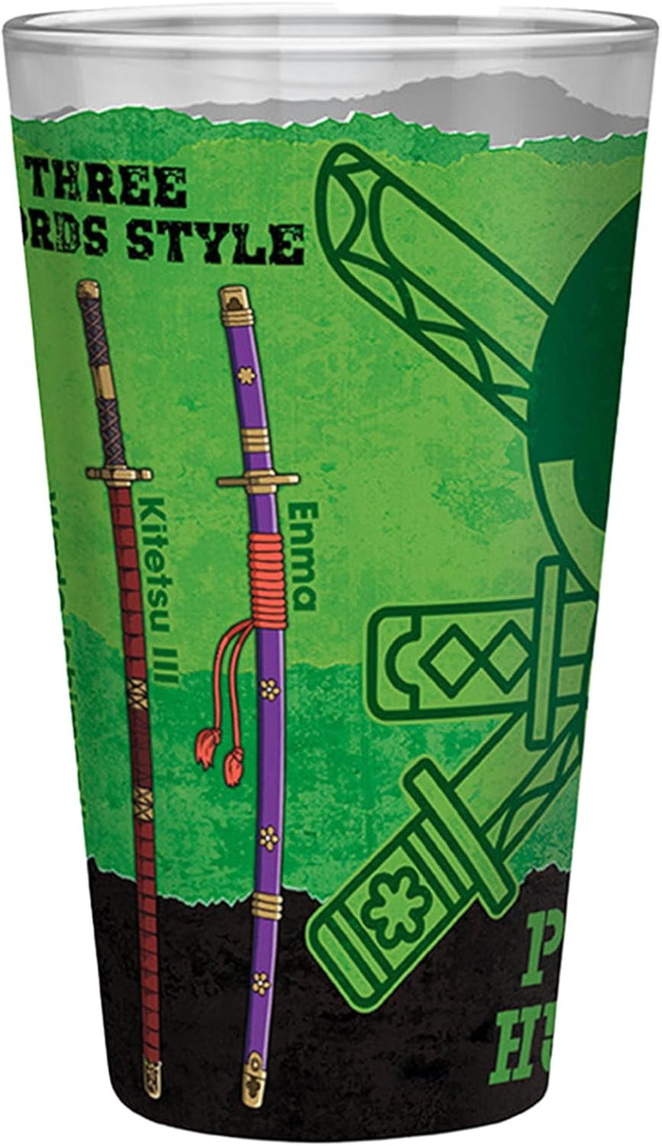 One Piece Zoro Large Drinking Glass