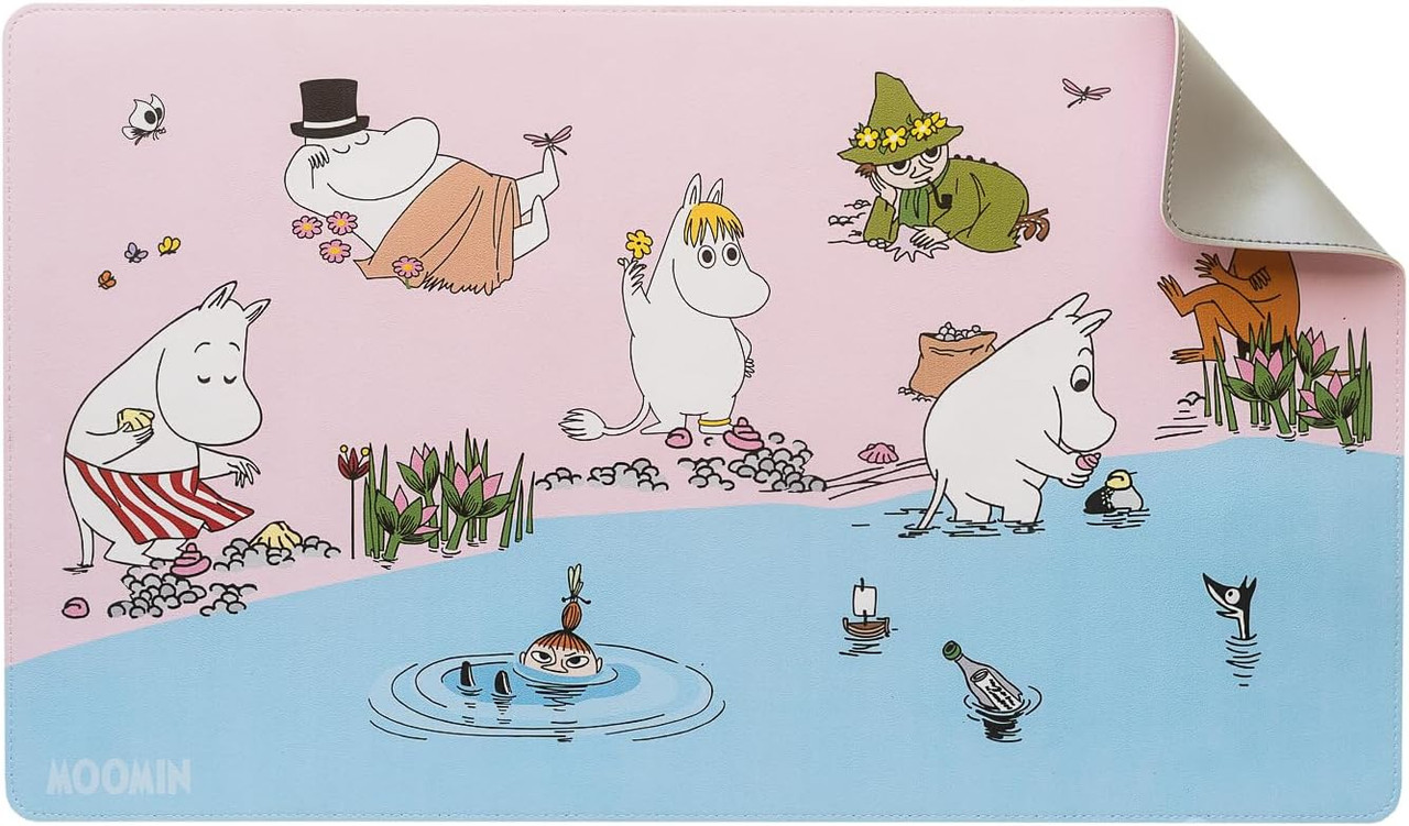 Moomins Vegan Leather XL Professional Gaming Mouse Mat
