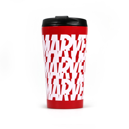 Marvel Logo Metal Travel Mug