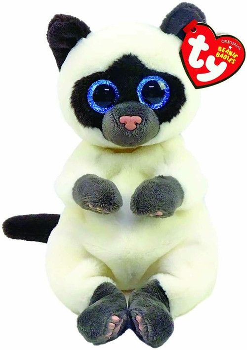 TY Beanie Babies Bellies Miso Siamese Cat Soft Toy