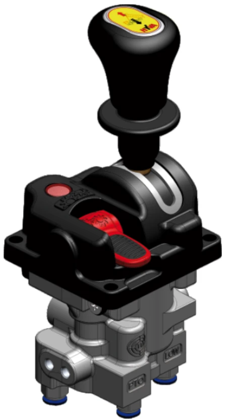 Hyva 02119019 Pneumatic TF/LF-PNL Control Joystick | Aluminum 2-Section ...