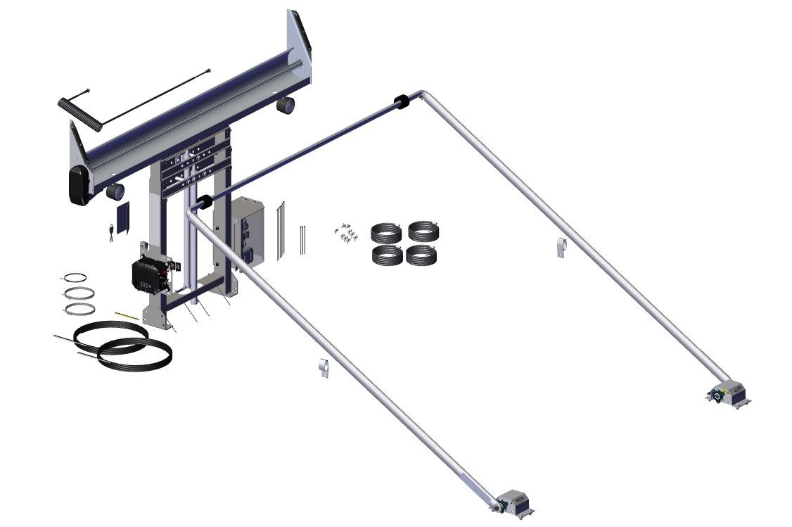 Roll-Rite 69402 | DC402 SD Dual-Stage Tower – 6-Spring Top-Mount Pivot ...