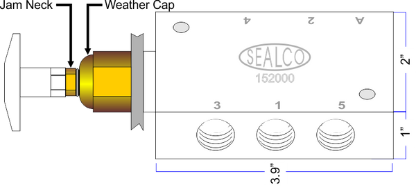 Lift Axle Control Valve - Sealco 152000