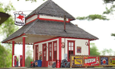 Mobil Gas Station Kit - HO