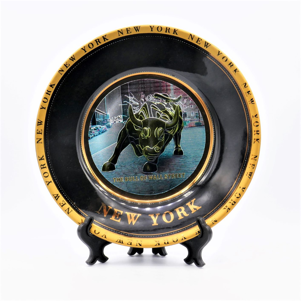 New York Gold Line Plates-1610394315 - NEW YORK GIFTS