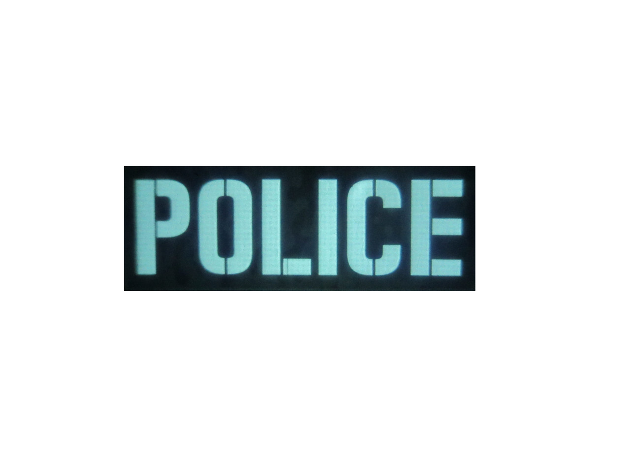 Infrared IFF POLICE Patch 4x11" - Combat Ready USA