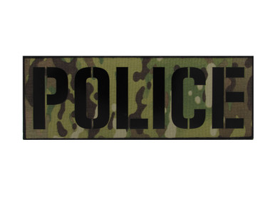 Infrared IFF POLICE Patch 4x11" - Combat Ready USA