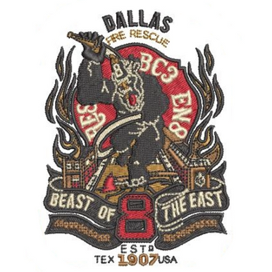 Patch DFR Station 8 - Combat Ready USA