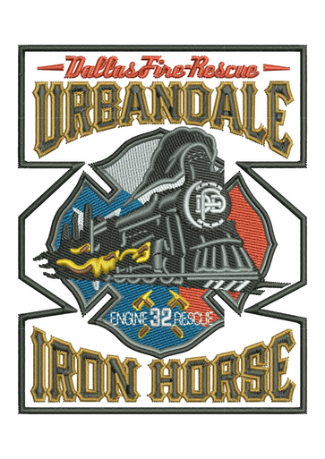 Patch DFR Station 32 Iron Horse - Combat Ready USA