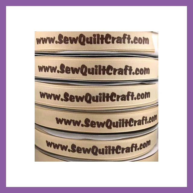 Personalized Ribbon Grosgrain Wedding Birthday Gift Ribbon
