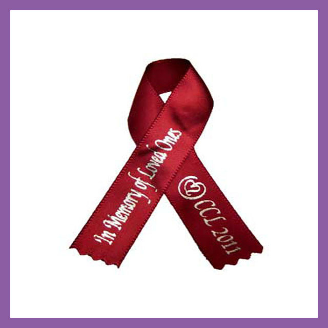 Awareness Ribbon Memorial Ribbon
