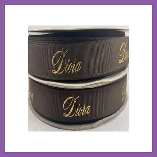 Personalized Ribbon Grosgrain Ribbon Wedding Party Christmas 1 1/2