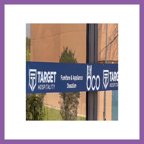 Grand Opening Banner Ribbon for Ribbon Cutting Ceremony