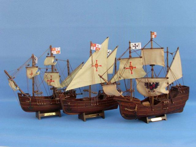 Wooden Nina Model Ship 12" - Nautical Decor Unlimited