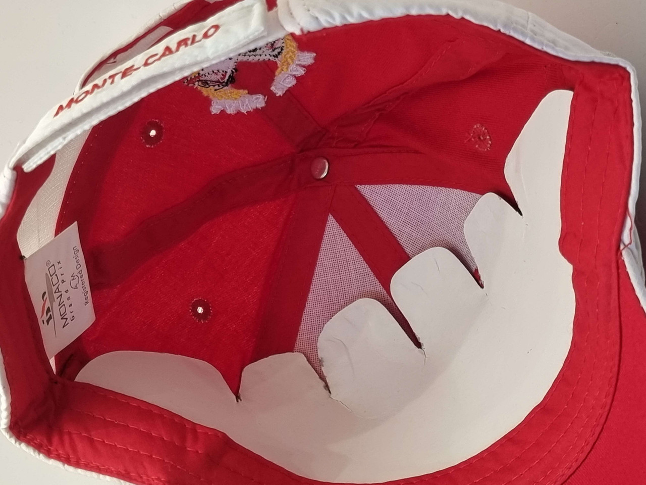 Monaco Grand Prix Hat Cap Red F1 Junior World Champion