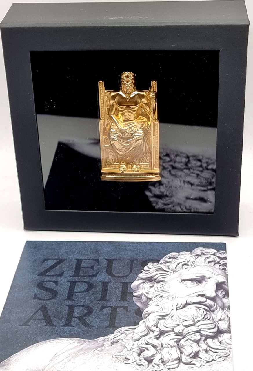 Cook Islands 2022 ZEUS FATHER OF THE GODS 3 Oz Silver Coin