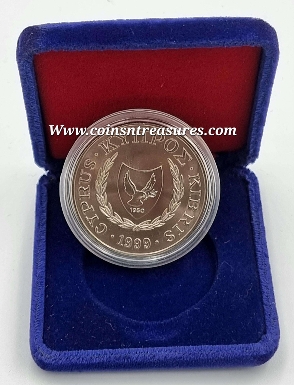CYPRUS 1999 CUNI UNC COIN ONE POUND MELISSAKI