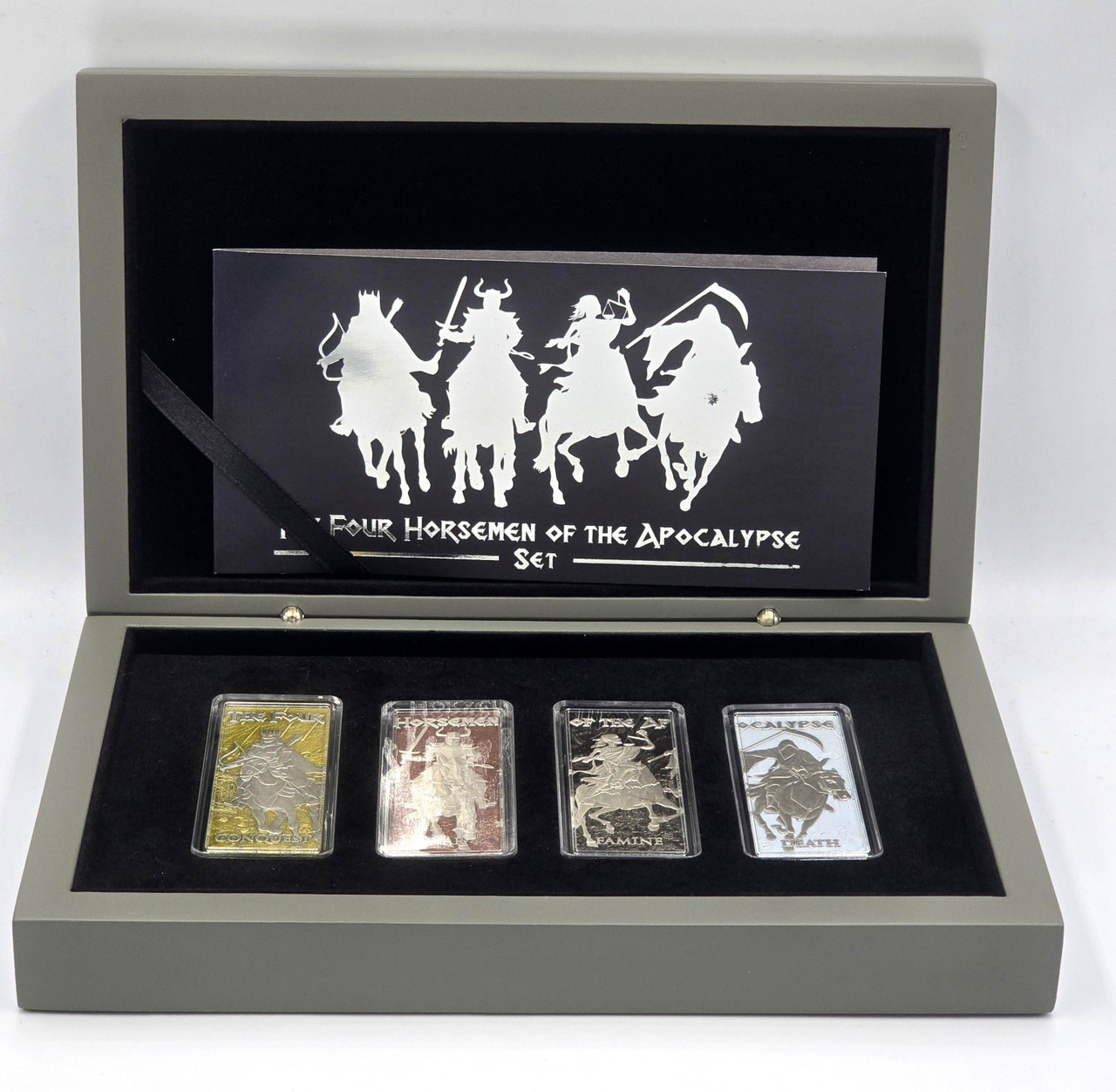 4 HORSEMEN OF THE APOCALYPSE Set 4 Oz Silver Coins 2024