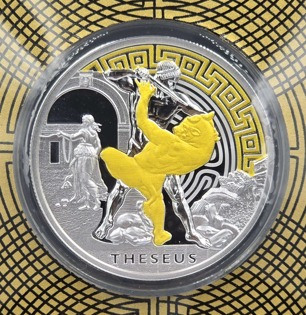 Niue 2024 THESEUS and Minotaur 1oz Silver Proof Coin