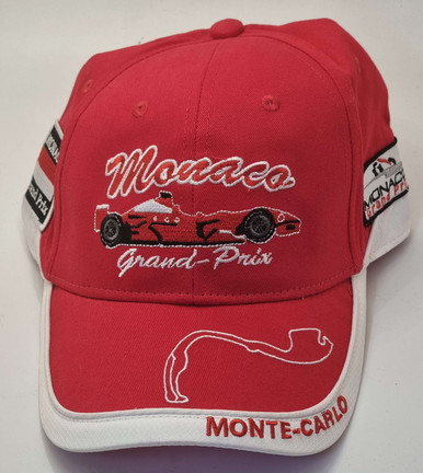 Monaco Grand Prix Hat Cap Red F1 Junior World Champion