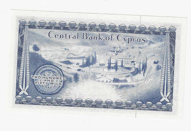 CYPRUS 250 MILS 1978 BANKNOTE IN UNC P41c