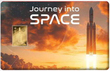 Ariane 6 Journey into space 1/1000 Oz Gold Coin card