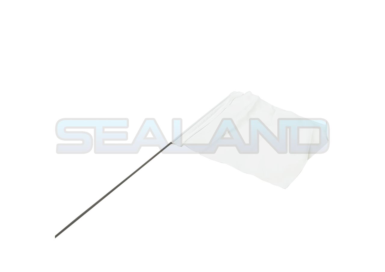 White Marking Flags - Pack of 100 - Sealand Survey and Safety Equipment