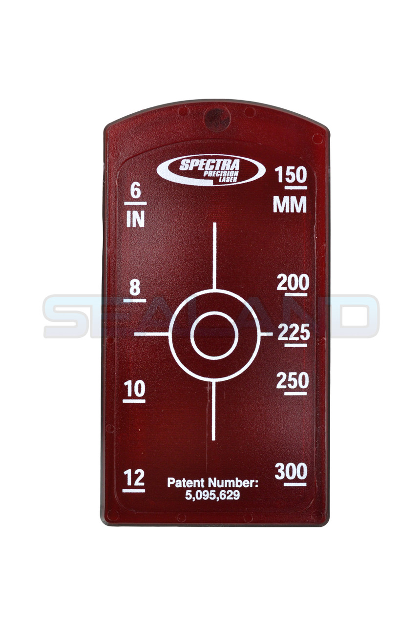 Spectra Small Pipe Laser Target - Sealand Survey and Safety Equipment