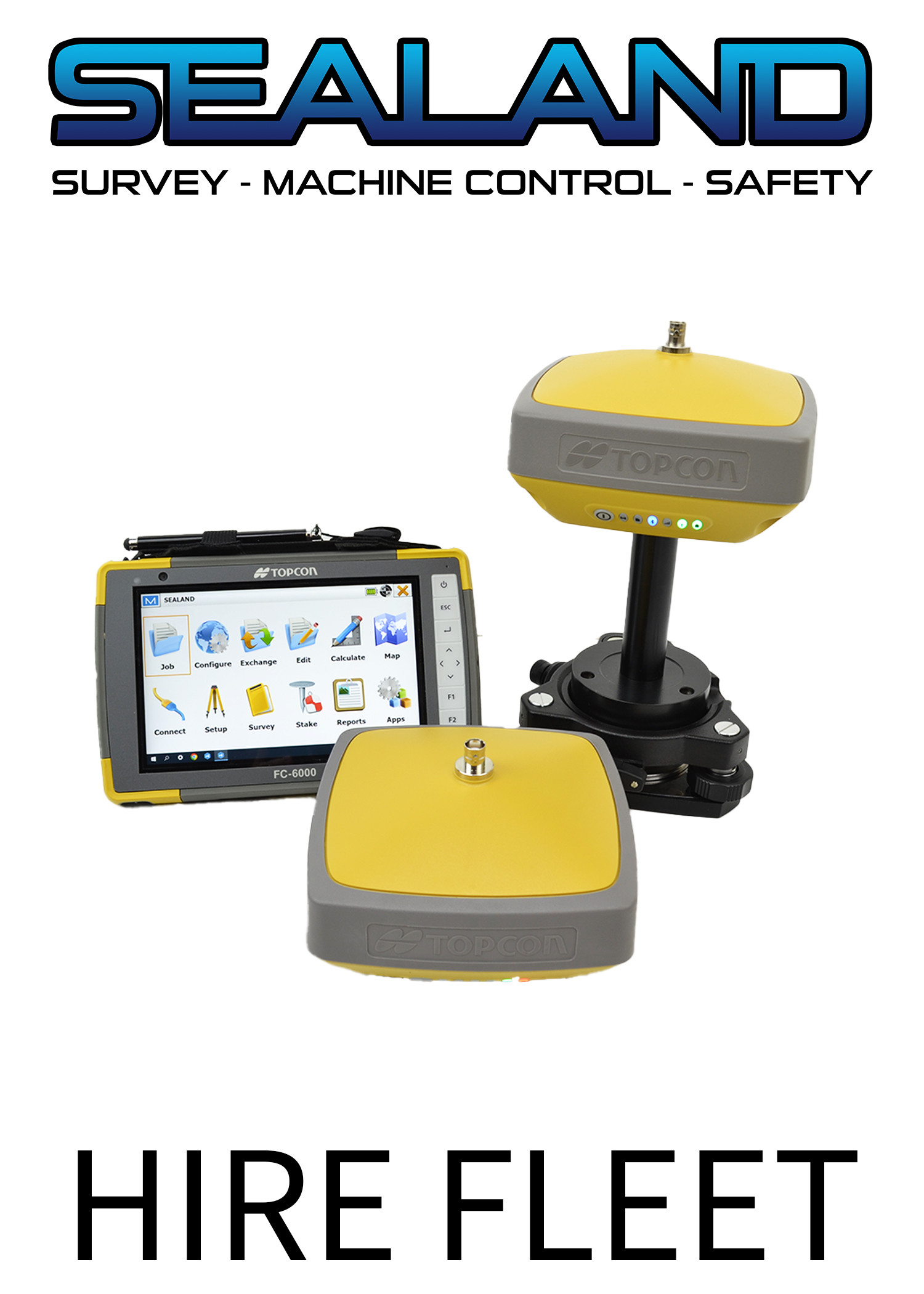 Topcon Base & Rover Hire - Sealand Survey and Safety Equipment