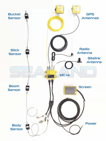 Topcon X-53i Series Standard Excavator Install Wiring Kit - Sealand ...